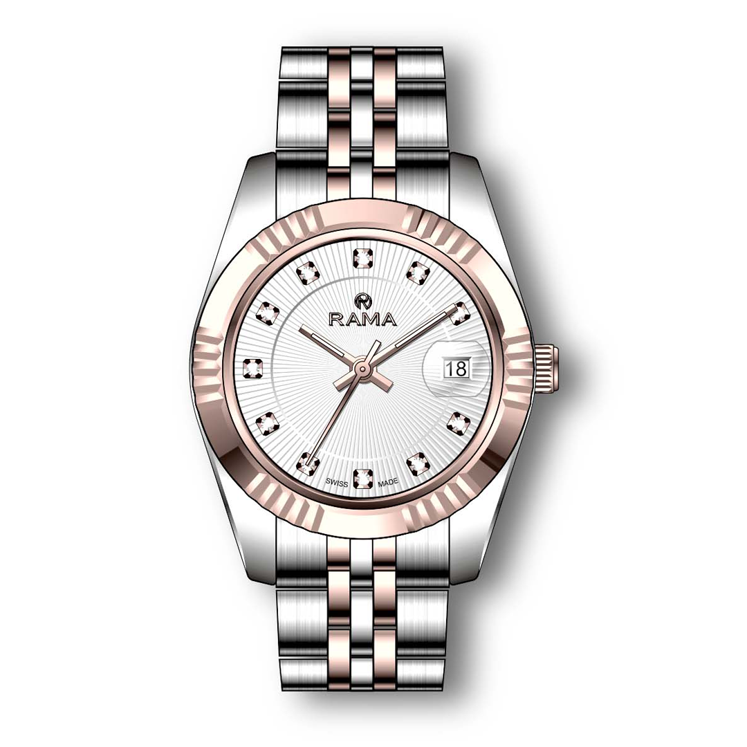 Rama Stainless Steel Quartz Ladies Watch | Pari Gallery Qatar